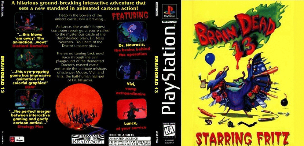 0 to Z of Playstation 1 Games - Brain Dead 13