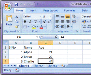 pnsoftwarestudies: Simplest Code to Read and Import Excel file into DataSet or DataTable using C#