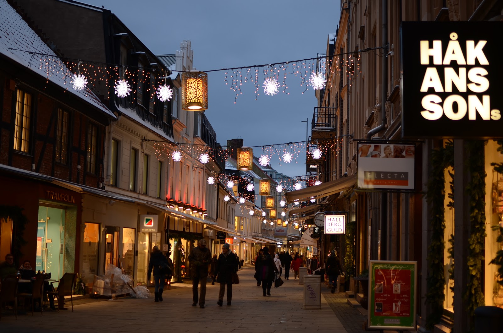 The Things I Enjoy: Christmas lights in Helsingborg