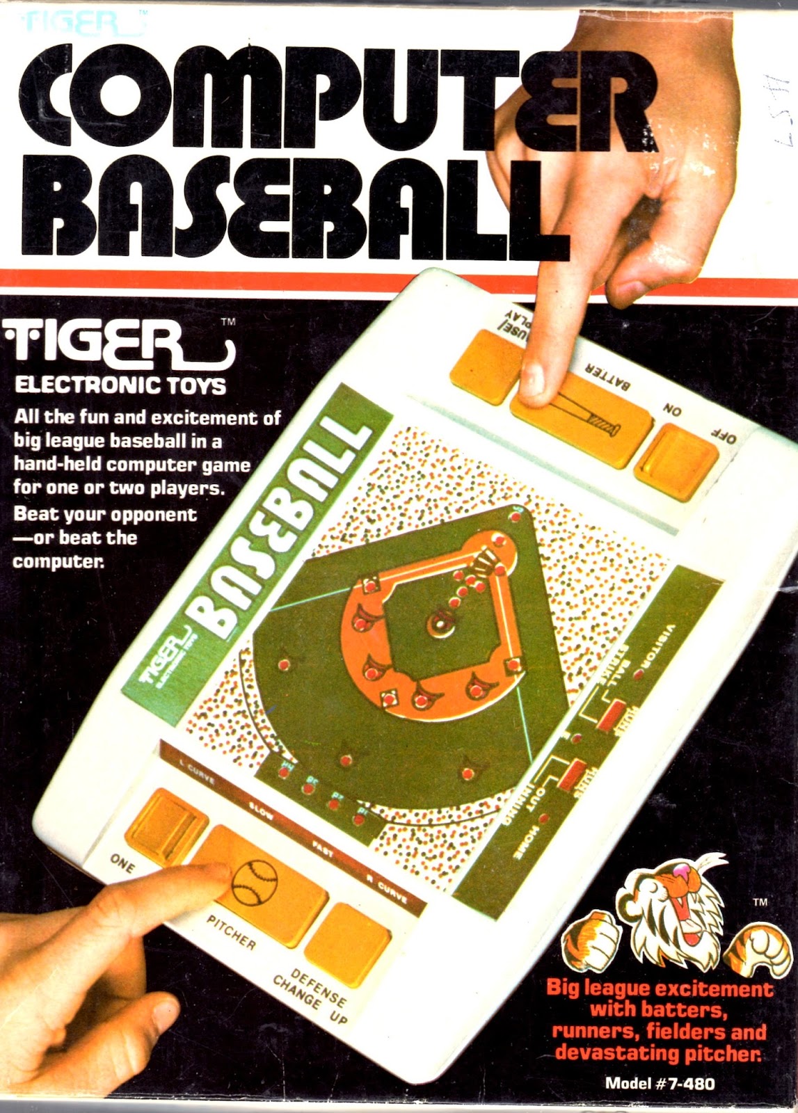 Electronic Baseball : Tiger - Computer Baseball