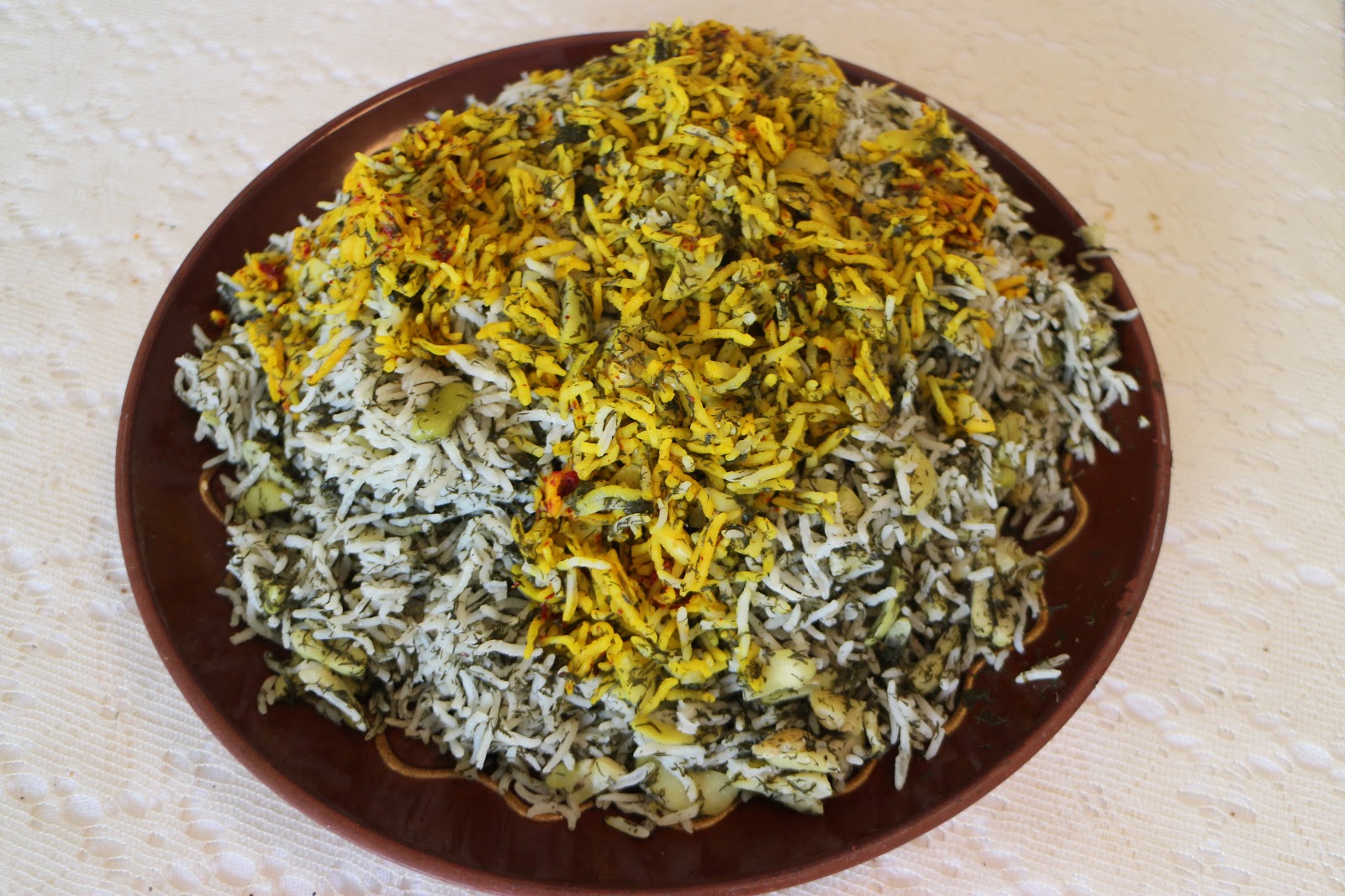 ABC i Persisk mat : Bagali Polo (Risotto med bondbönor) (Risotto with ...