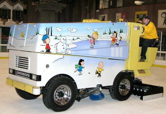 Just A Car Guy: Snoopy's home ice Zamboni, at the Redwood Empire Ice ...