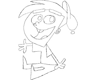 #7 Timmy Turner Coloring Page