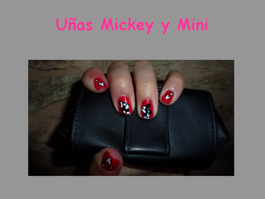Uñas y Demás cosas: Uñas: Mickey y Mini
