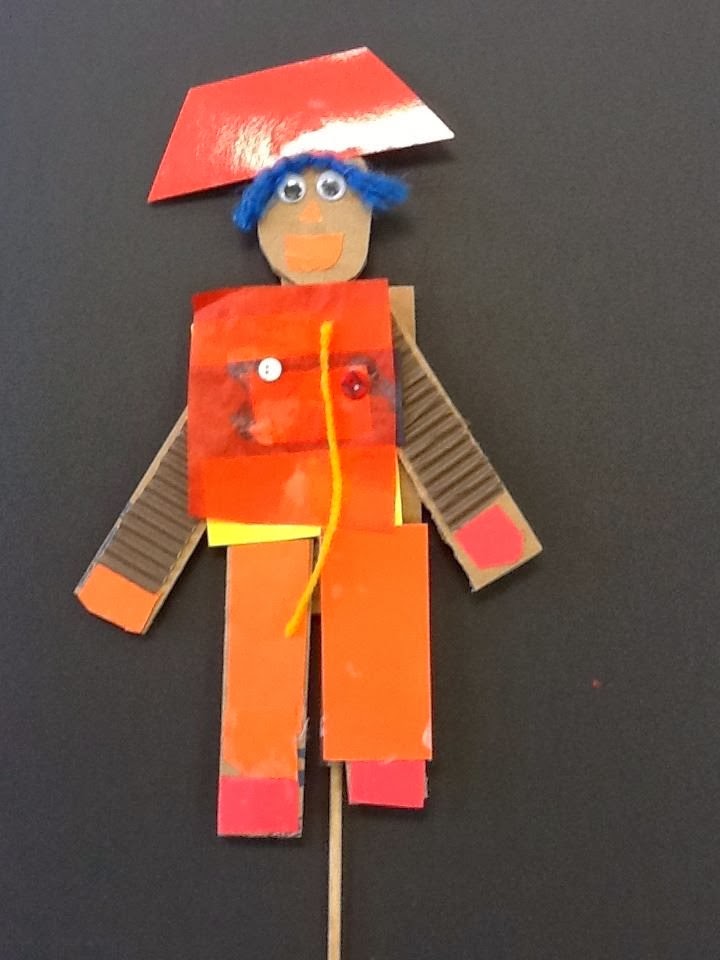 Into The Woods Road Art Studio: People Stick Puppets