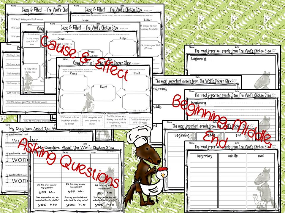 The Wolf's Chicken Stew by Keiko Kasza - Teaching Ideas | The Picture ...