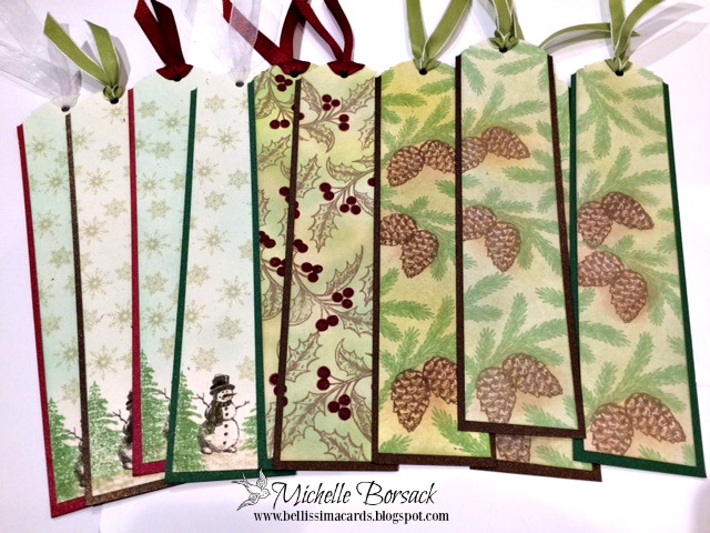 Bellissima Cards: Wintry Book Marks