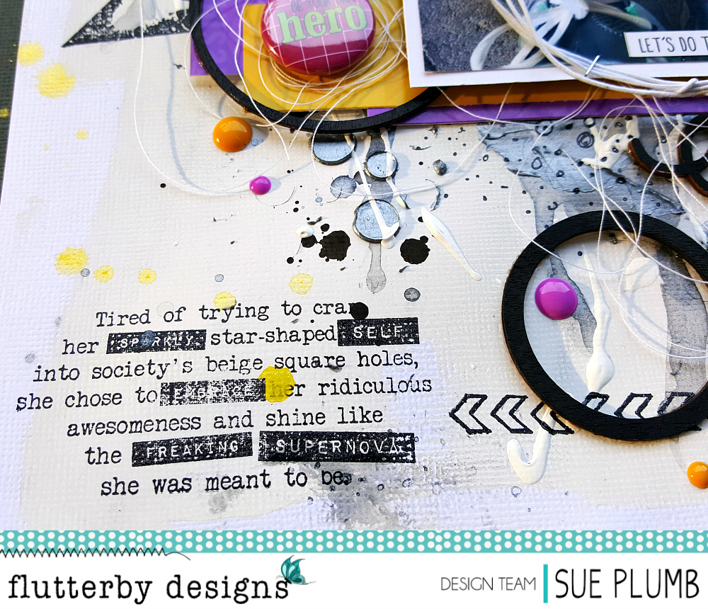Sue Plumb Designs: Push Yourself | Flutterby Designs