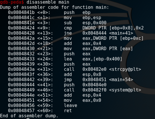 Bypass ASLR+NX Part 1