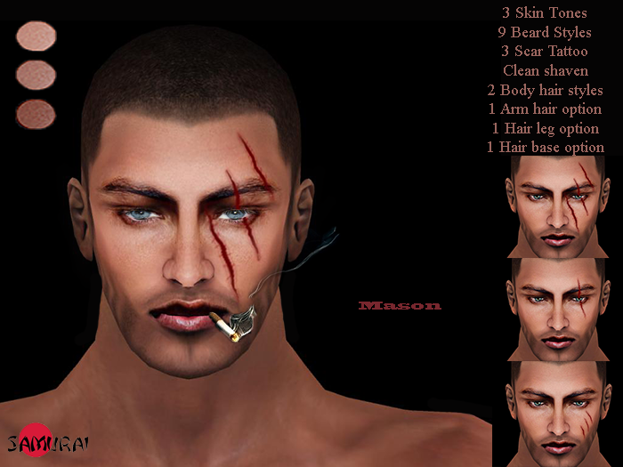 Samurai HQ SKIN (Second Life): 2013