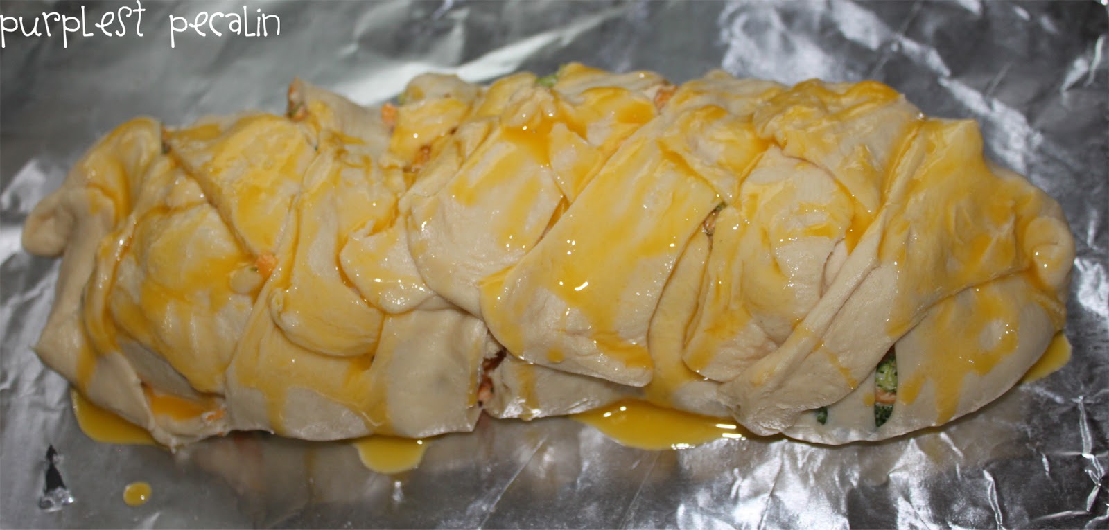 Purplest Pecalin: Chicken Broccoli Cheddar Braid