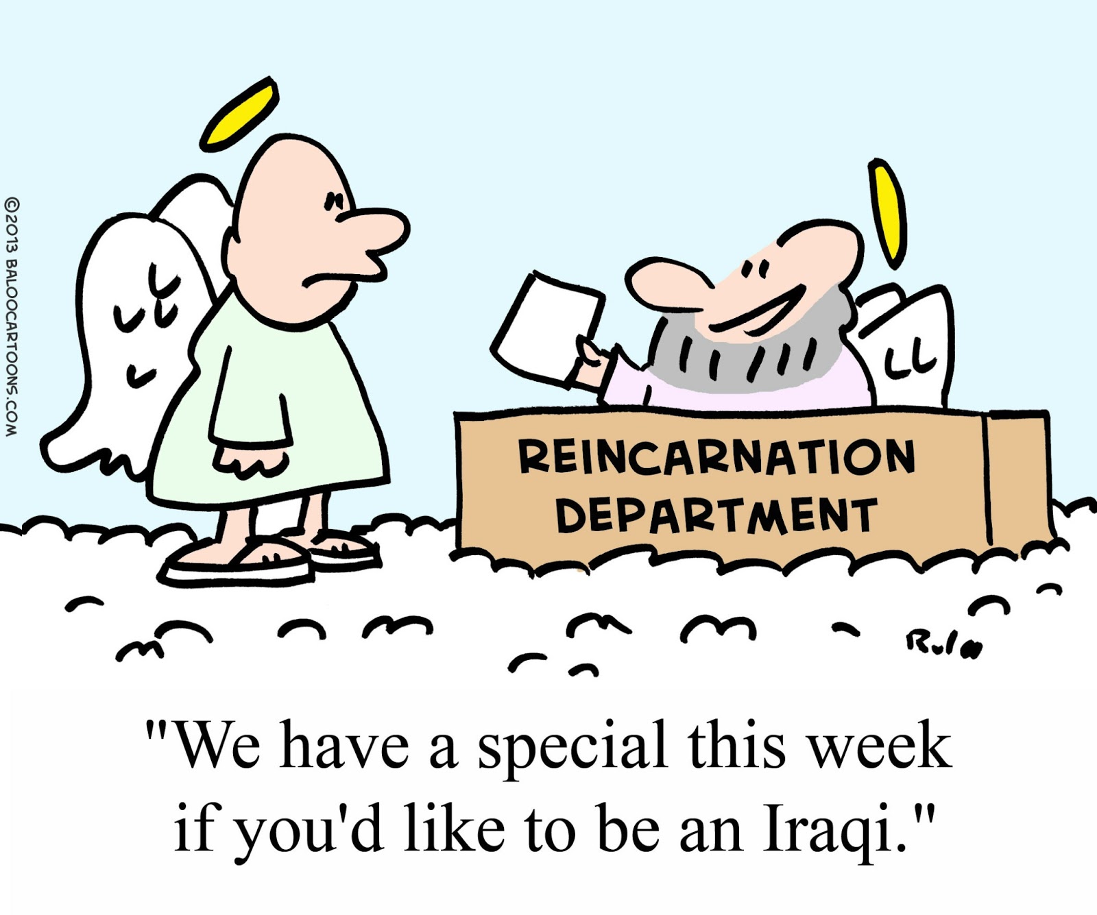 BALOO'S CARTOON BLOG: Reincarnation cartoon