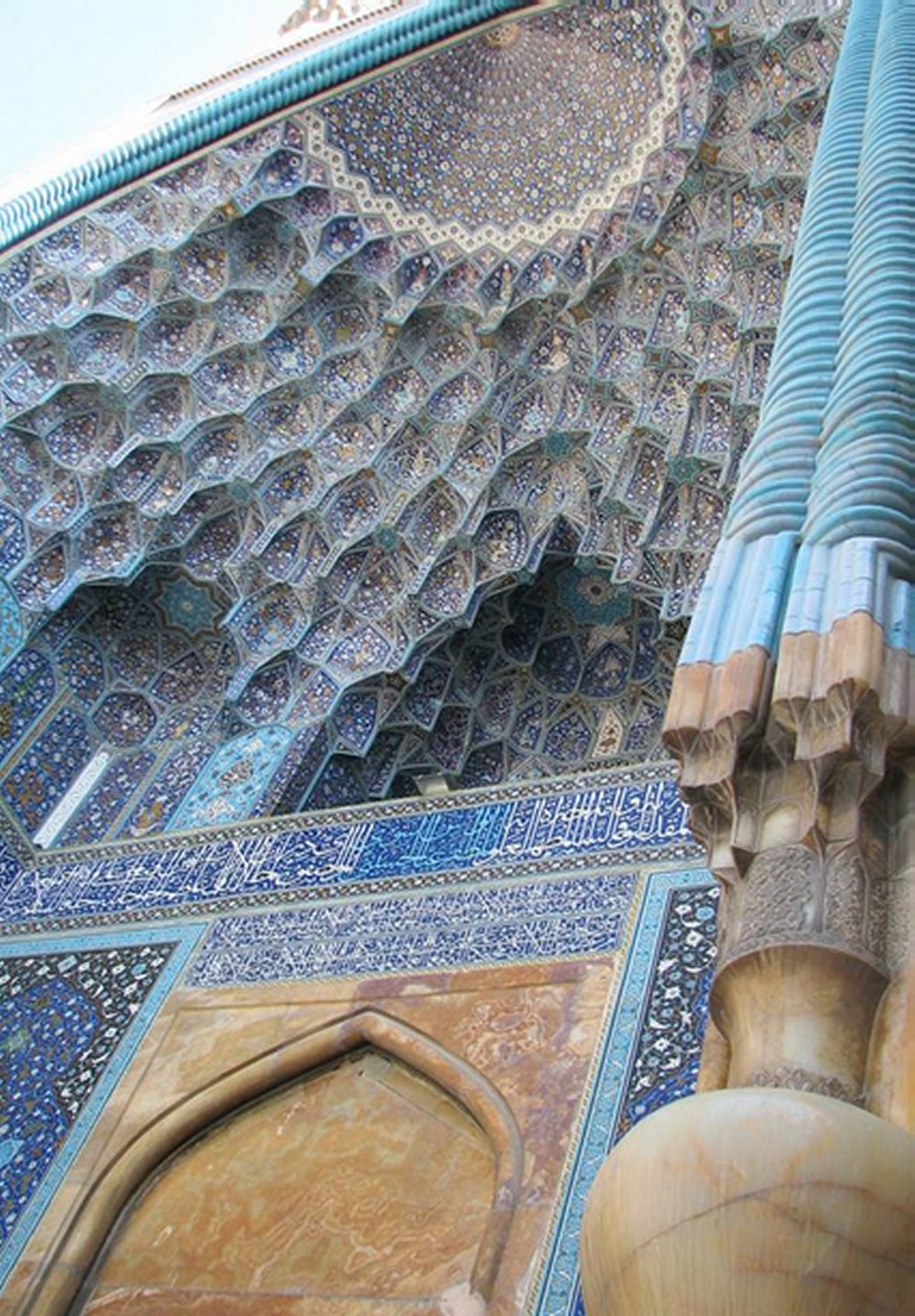 .: Shah Mosque - Architectural style Four-iwan