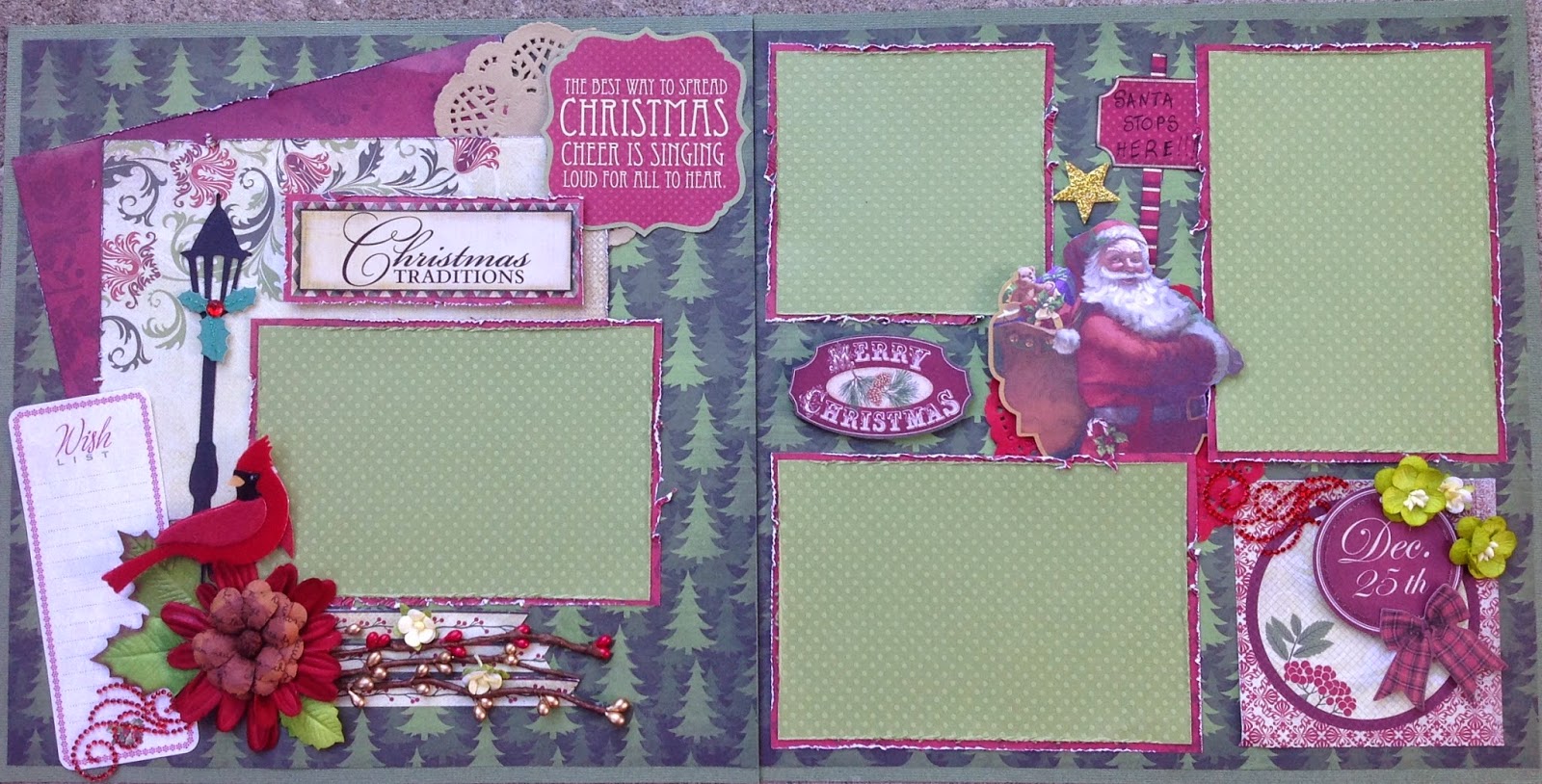 AMAZING GRACE Paper Crafts: Christmas Layouts
