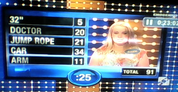 The Mindless Freaks: Family Feud episode I watched today-Friendly ...