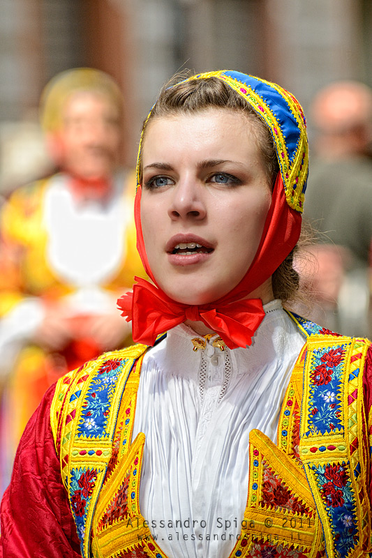 Sardinian Traditional Clothing - Sardinian People