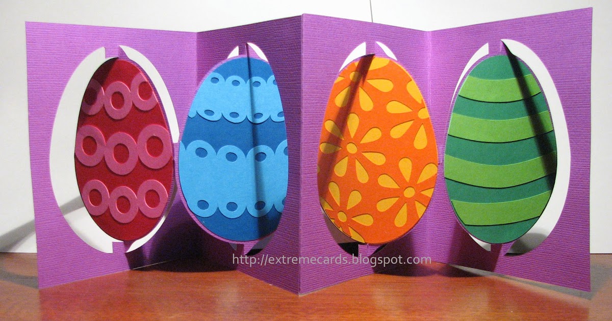 Easter Egg Accordion Flip Card Tutorial