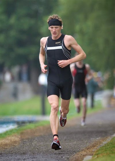 Male Athletes World: Triathlon: Ireland's Gavin Noble running