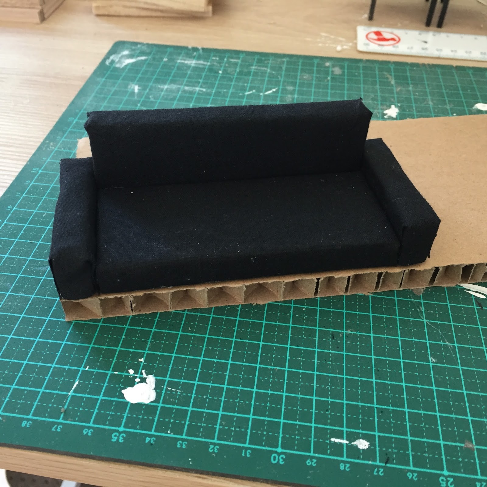 Modern Dollhouse DIY: Miniature Sofa