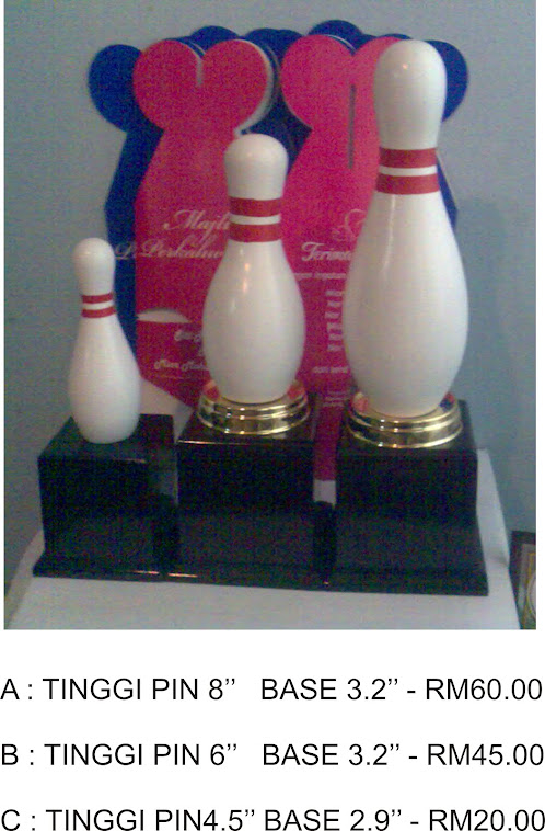 MEDAL & TROFI UNTUK SEMUA.: PIALA PUSINGAN KACA