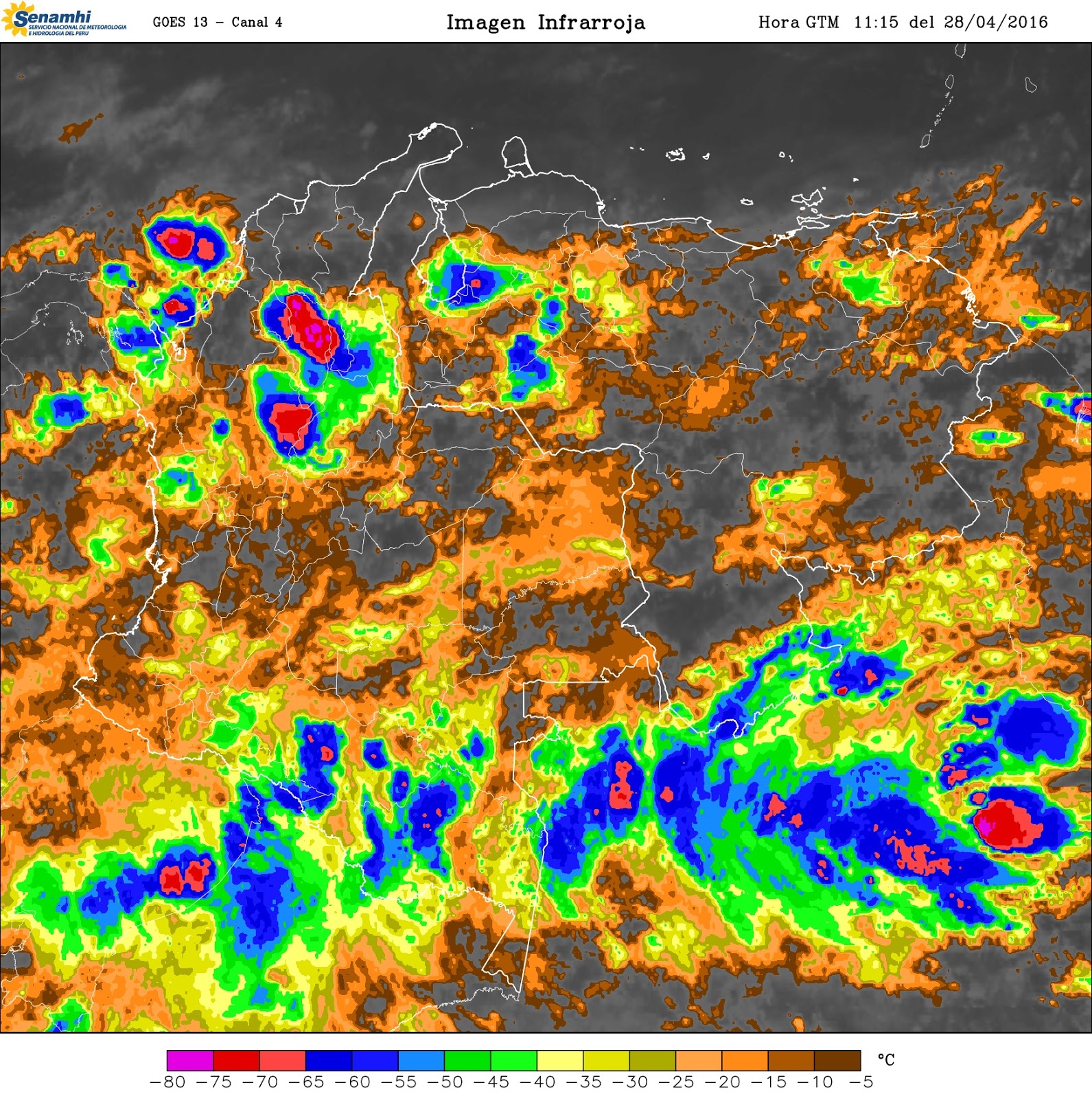 El tiempo meteorológico en Venezuela: Previsión meteorológica para ...
