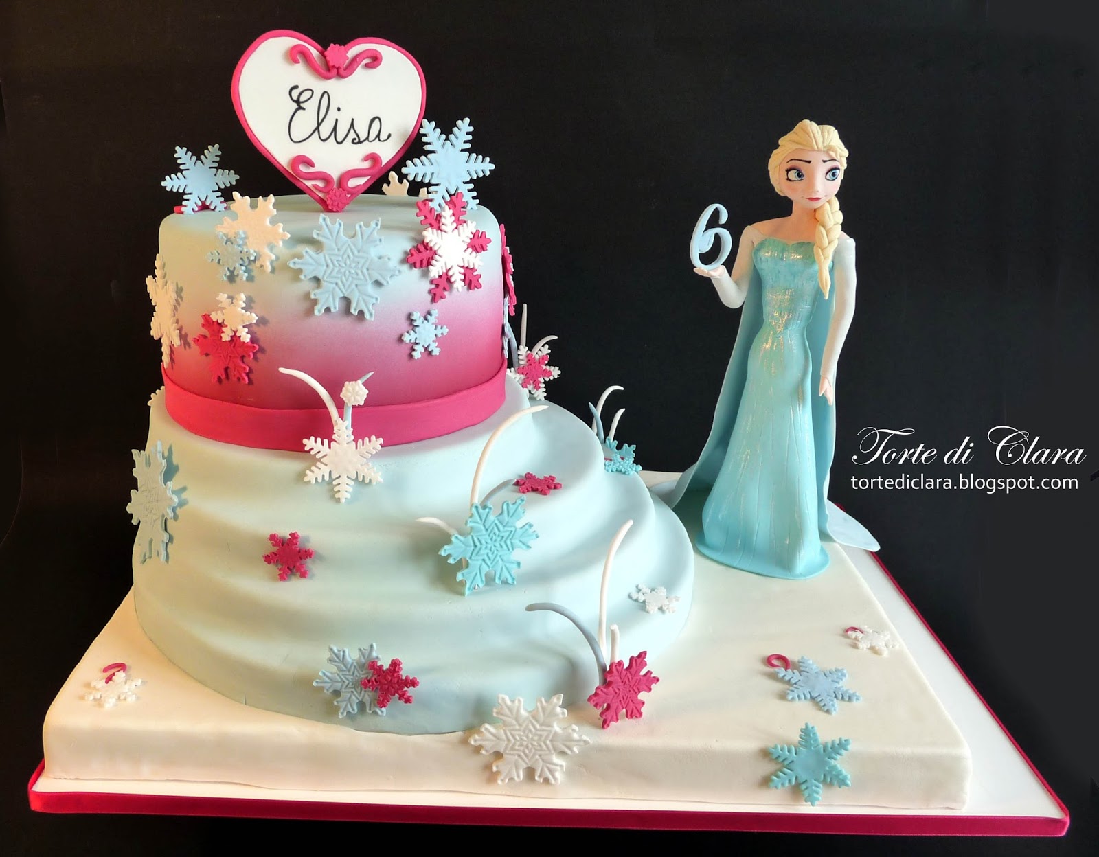 Torte di Clara: Elsa Frozen cake