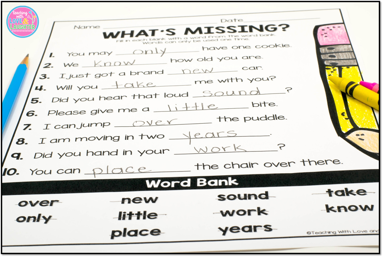 Teaching With Love and Laughter: Sight Word Packets