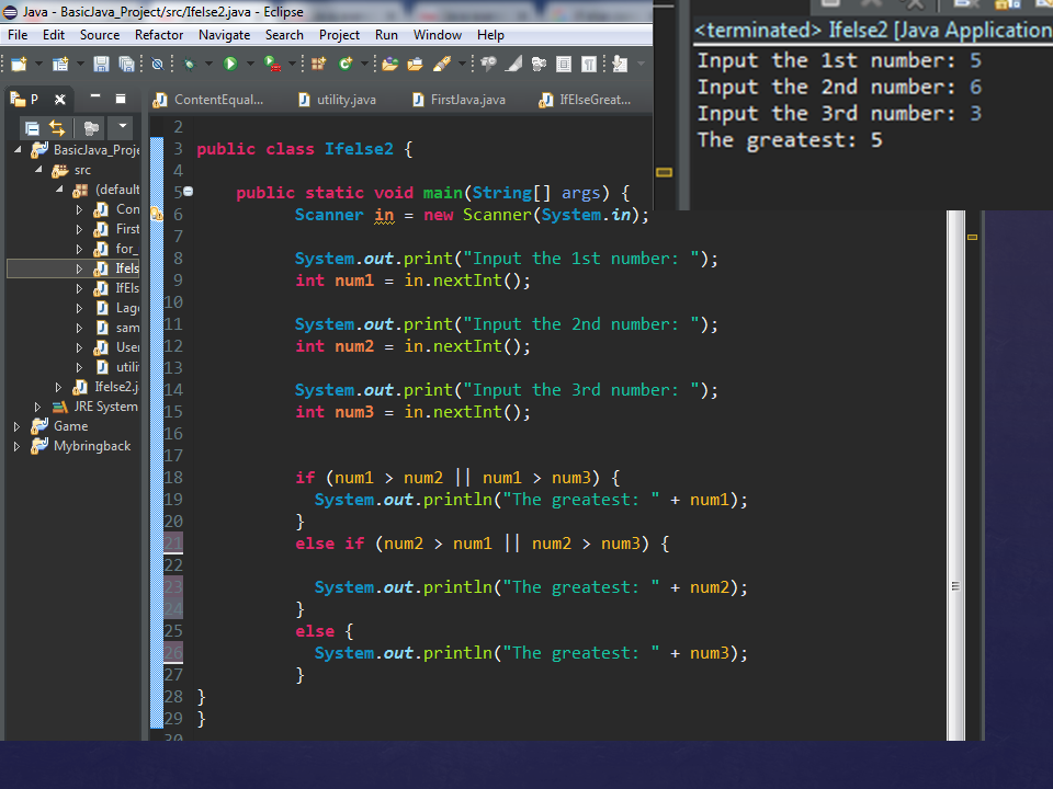 CS Basic Tutor : Activities for students: Java Programming Activities for Students: Conditional ...
