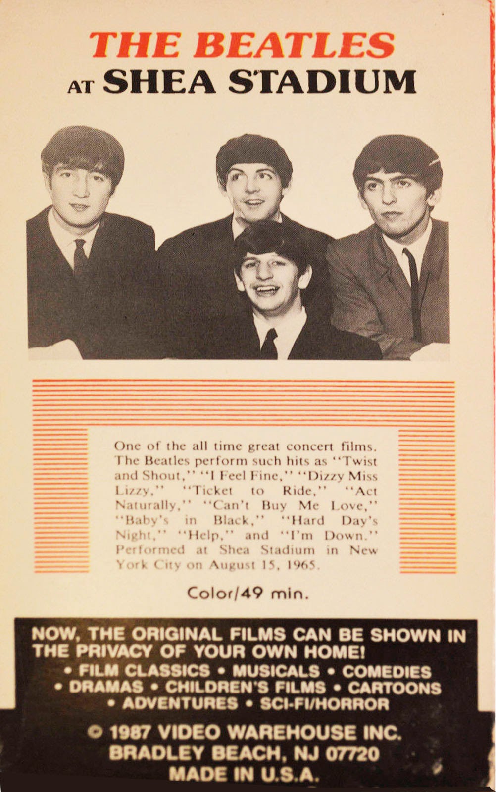 Beatles Video Of The Day: Old VHS bootleg videos