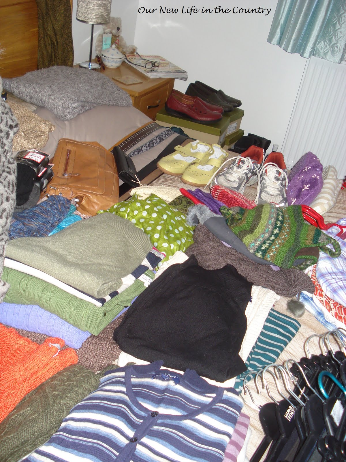 Our New Life in the Country: The Year of Less - Clothes