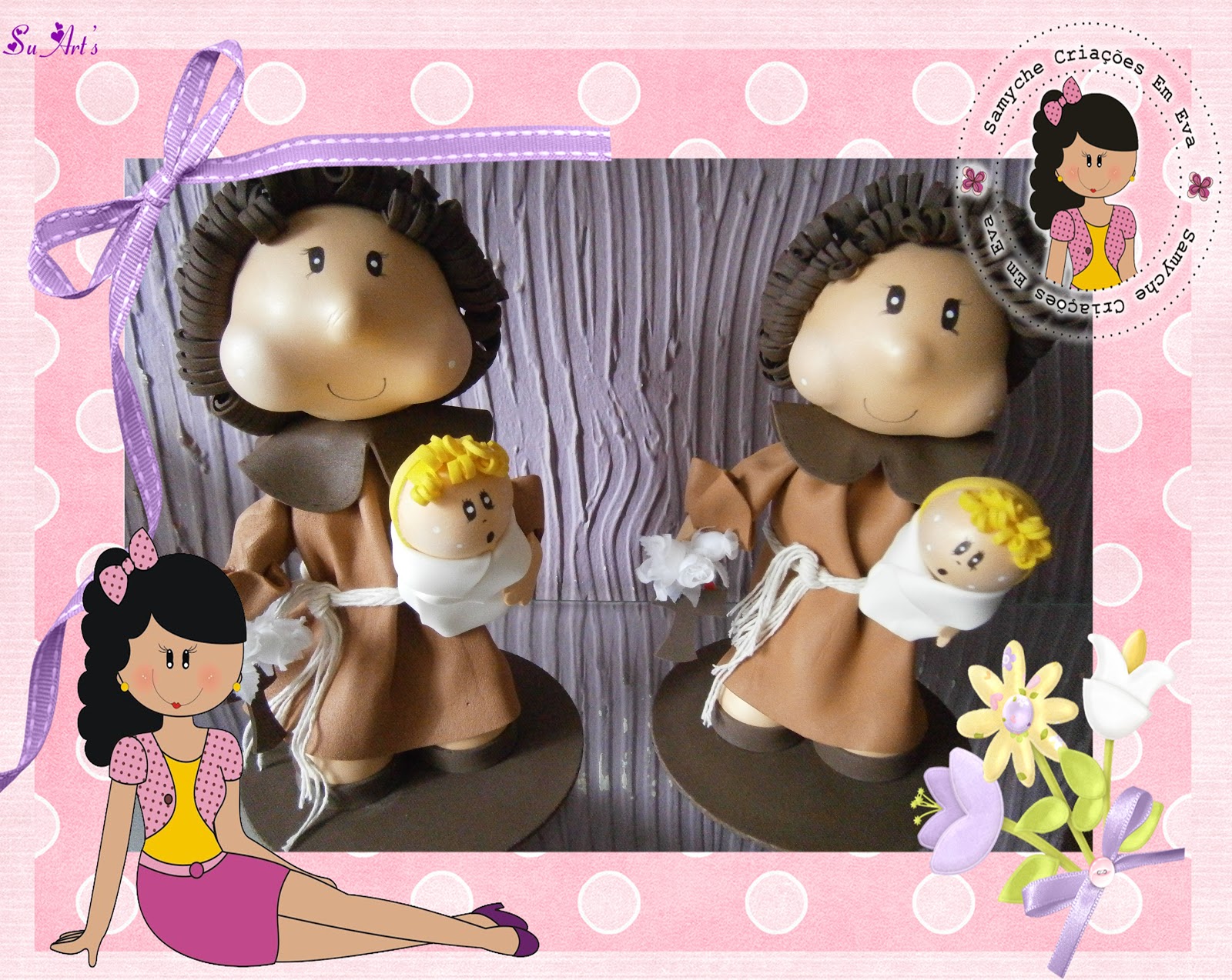 Samyche Criações em Eva: SANTO ANTONIO EM EVA