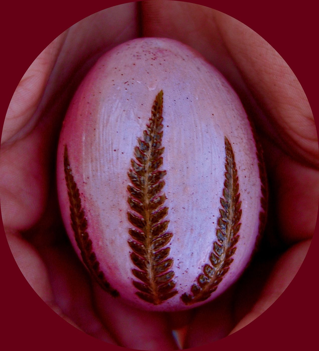 Twig and Toadstool: Fern & Flower Adorned Eggs