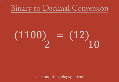 Sen Computing: How to Convert from Binary to Decimal