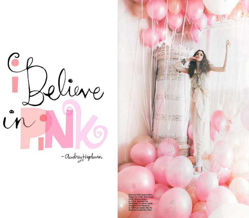 Little Bits of Lovely: Pretty pinks & a guest post