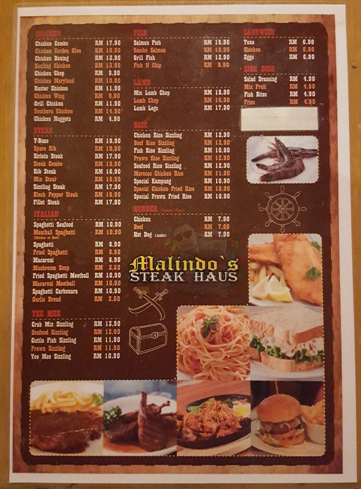 DAUS REDSCARZ: Western Food Murah di Malindo's Steak Haus Ampang