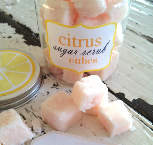Sugar scrub cubes recipe - Beauty Diy and Tips