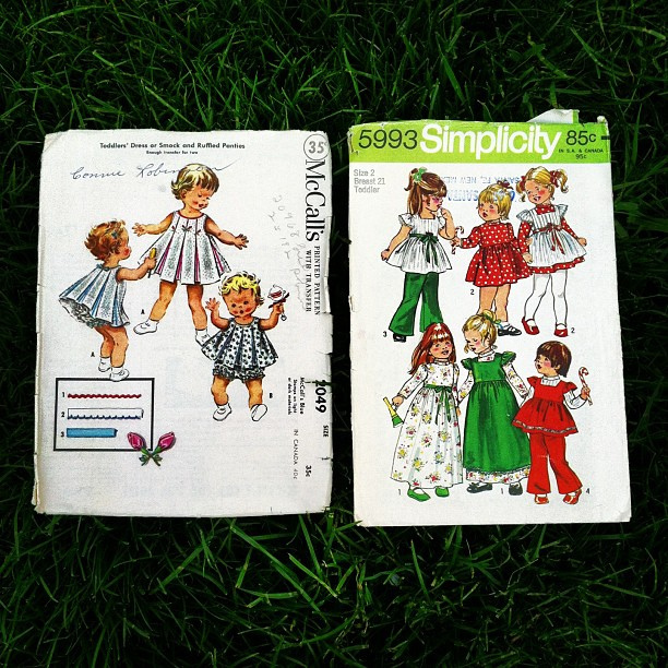 Slate Falls Press: Yard Sale Sewing Patterns