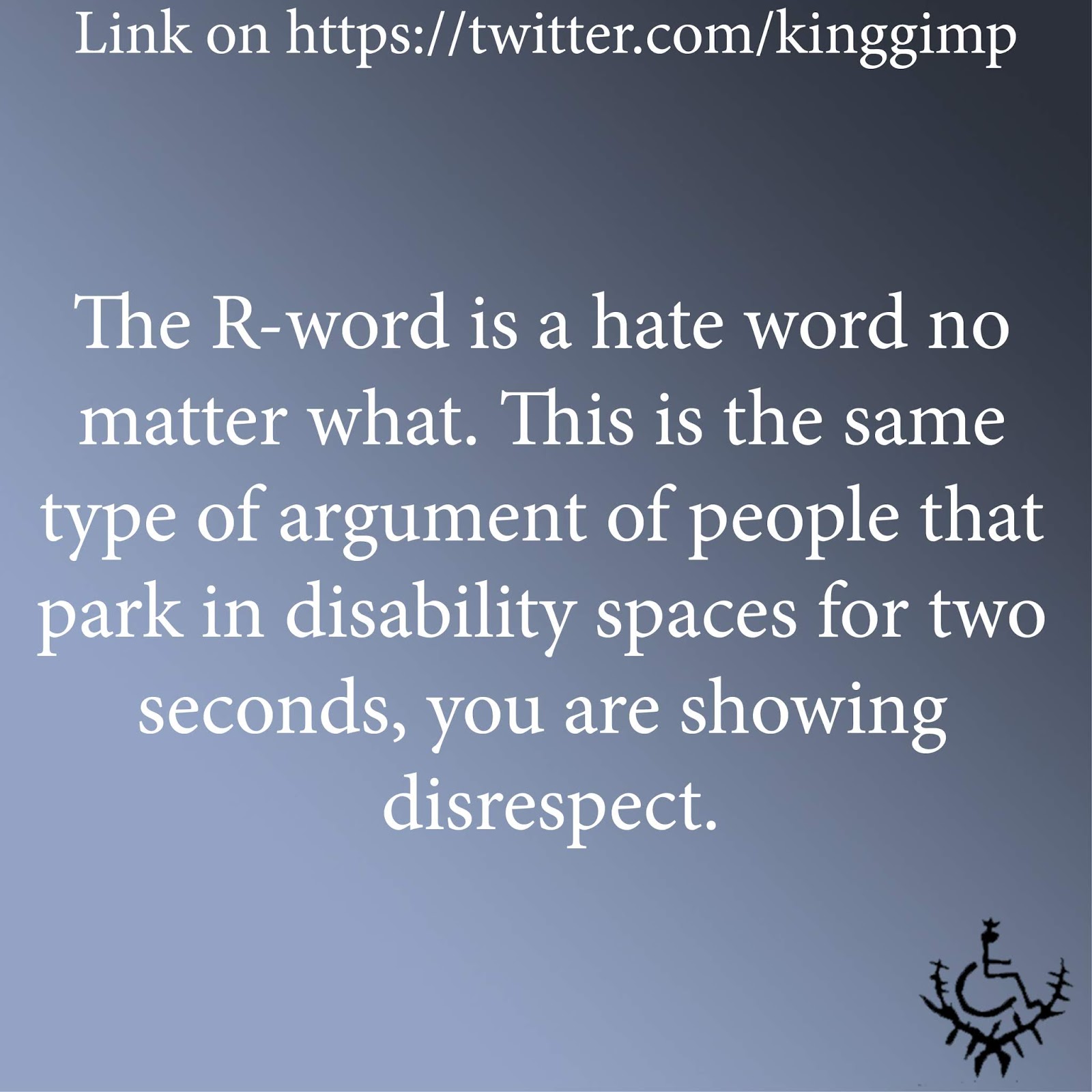 Dan K. King Gimp: The Disability Movement Then, Now and Future?