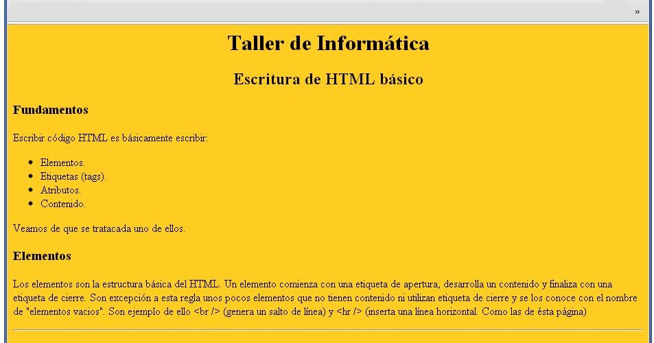 Informática 6ºAES: Código del ejemplo Nº3