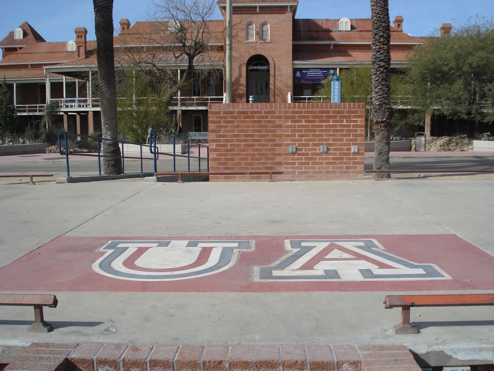 Pride and Tradition-The University of Arizona Mall: 02.11