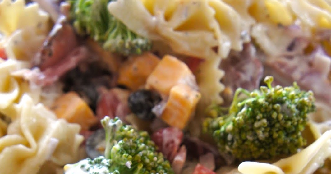 Savory Sweet and Satisfying: Ham and Cheese Ranch Pasta Salad