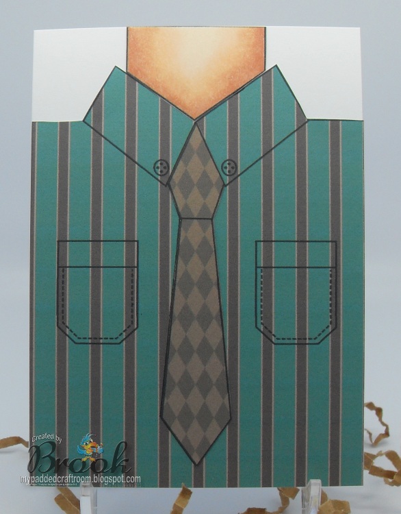 My Padded Craft Room: Men's Shirt Card