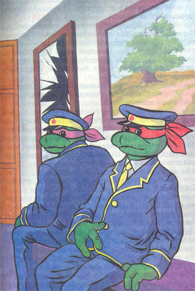 Flyer Goodness: Russian Teenage Mutant Ninja Turtles