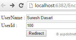 Asp.Net Encrypt and Decrypt QueryString Parameter Values in C#, VB.NET ...