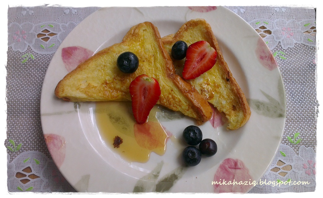 mikahaziq: Resepi Roti Telur @ French Toast Basic