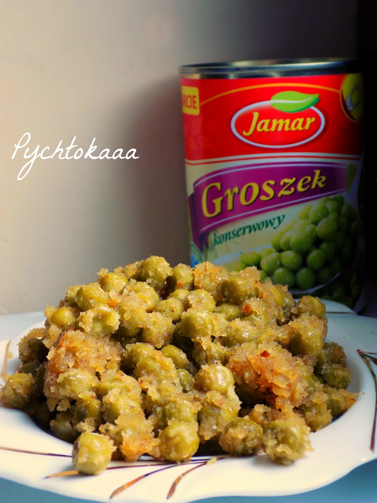 Groszek w bułce tartej