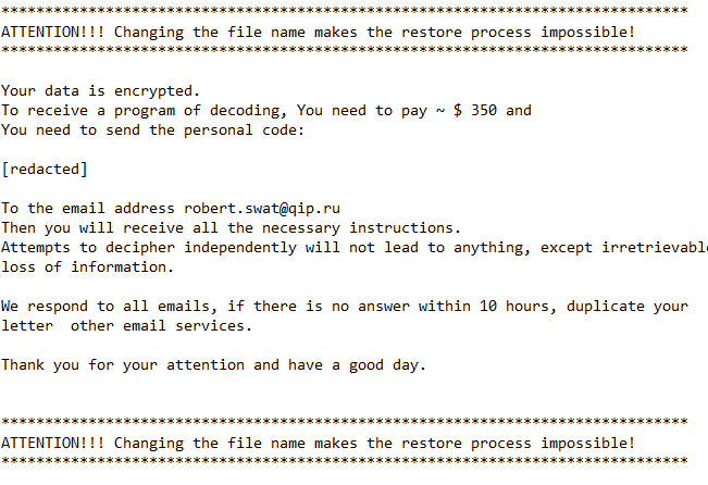 Information Technology: Ransomware DoNotChange: Recuperare i dati