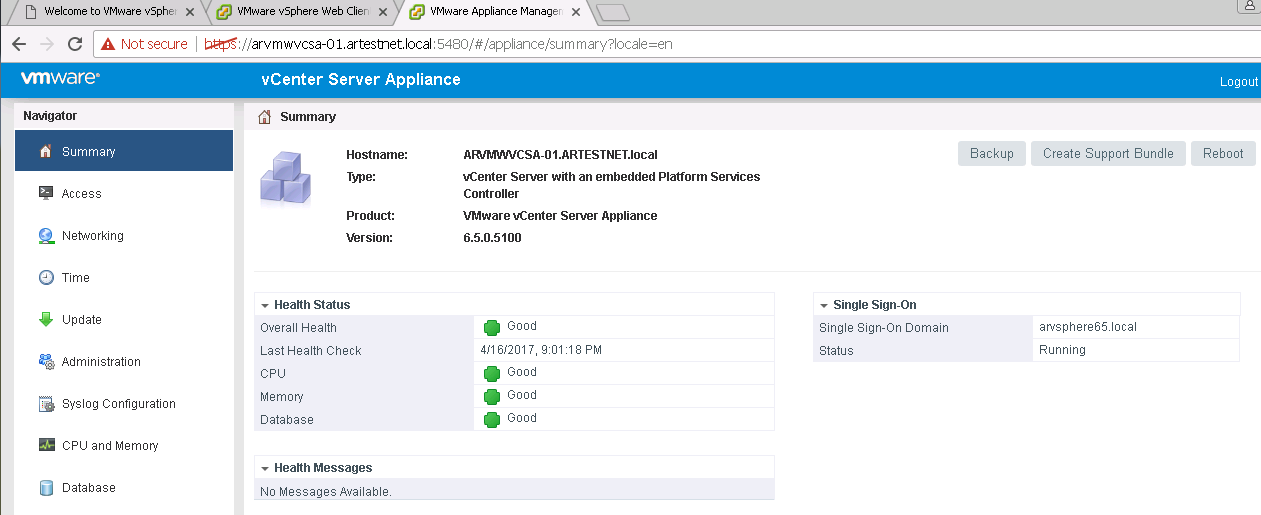 vCenter 6.5 High Availability - Initiate the Failover | TechCrumble