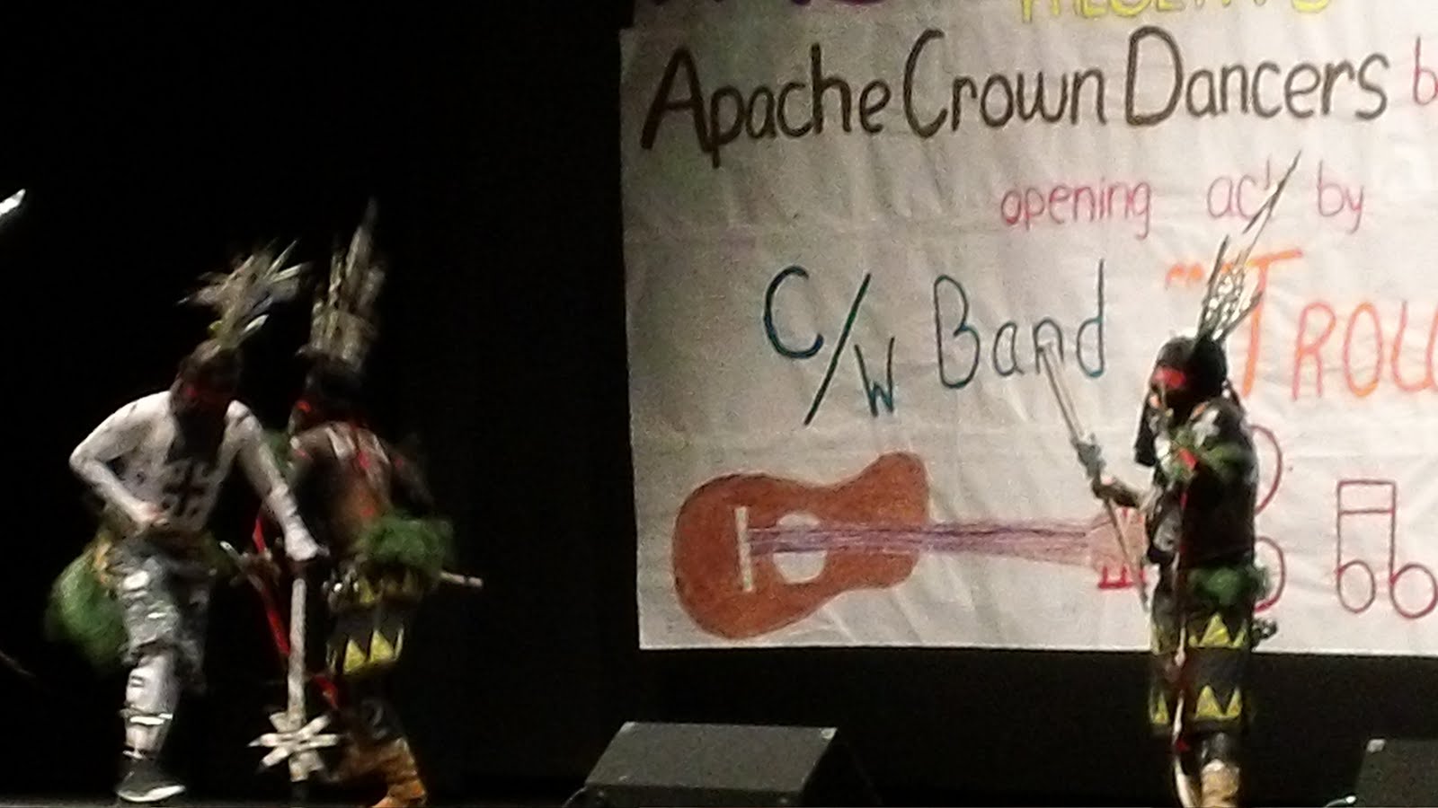 Out here in Pinon: Apache Crown Dancers