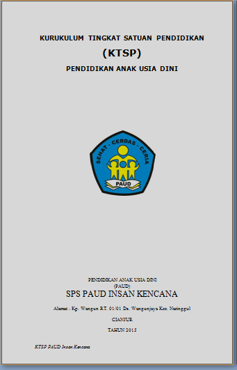 CONTOH KTSP PAUD 2013 | Blog Beny wanahuri
